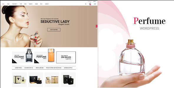 Perfume Shop WordPress Themes - Wow Themes